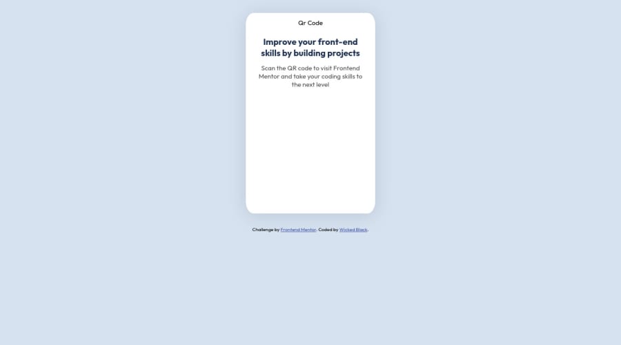 Frontend Mentor Qr Code Component Attempt 1 Coding Challenge Solution