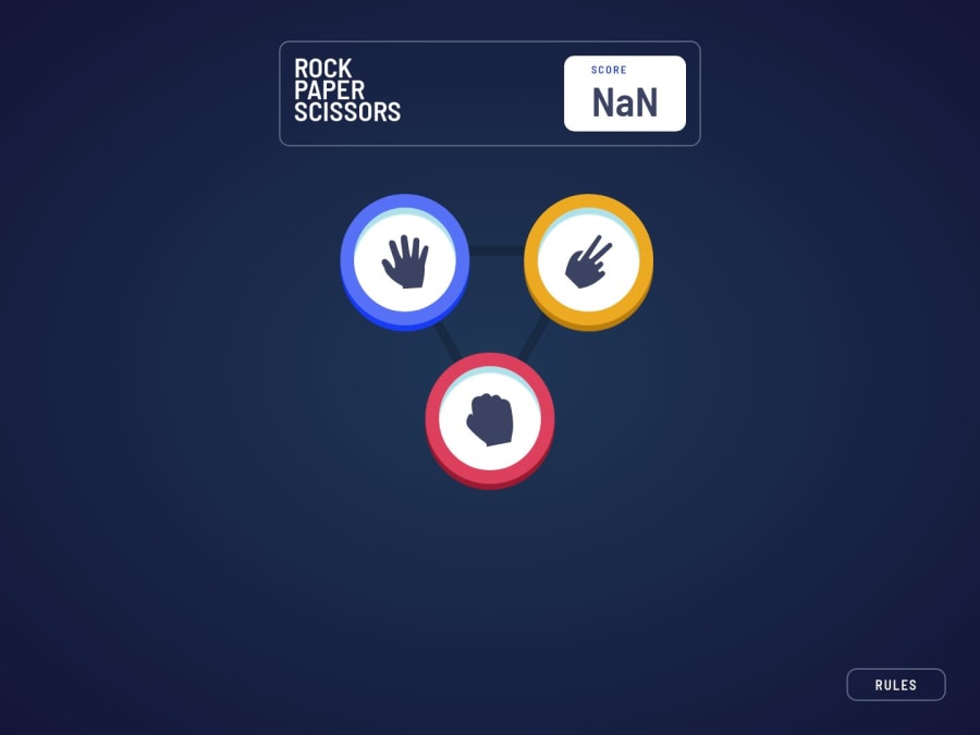 Frontend Mentor Rock Paper Scissors Coding Challenge Solution
