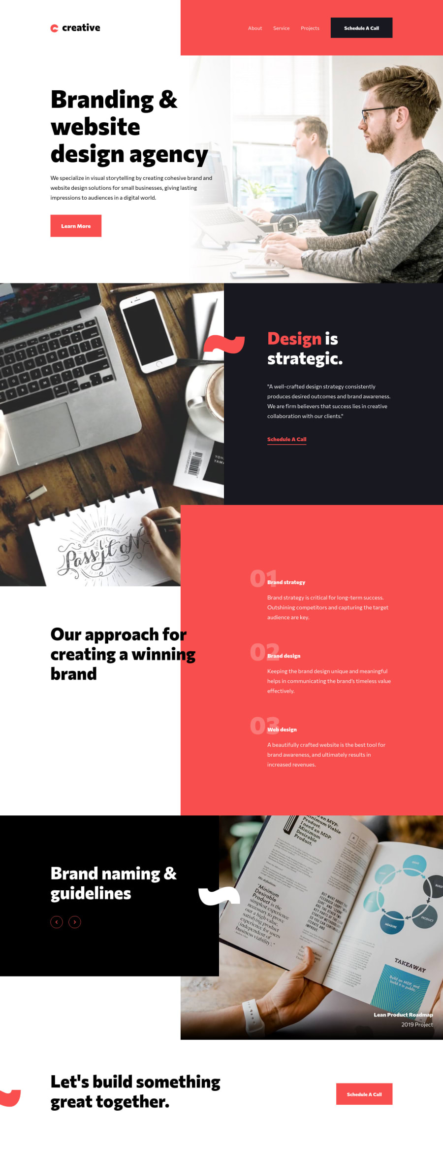 Frontend Mentor Creative Single Page Site Css Grid Mobile First