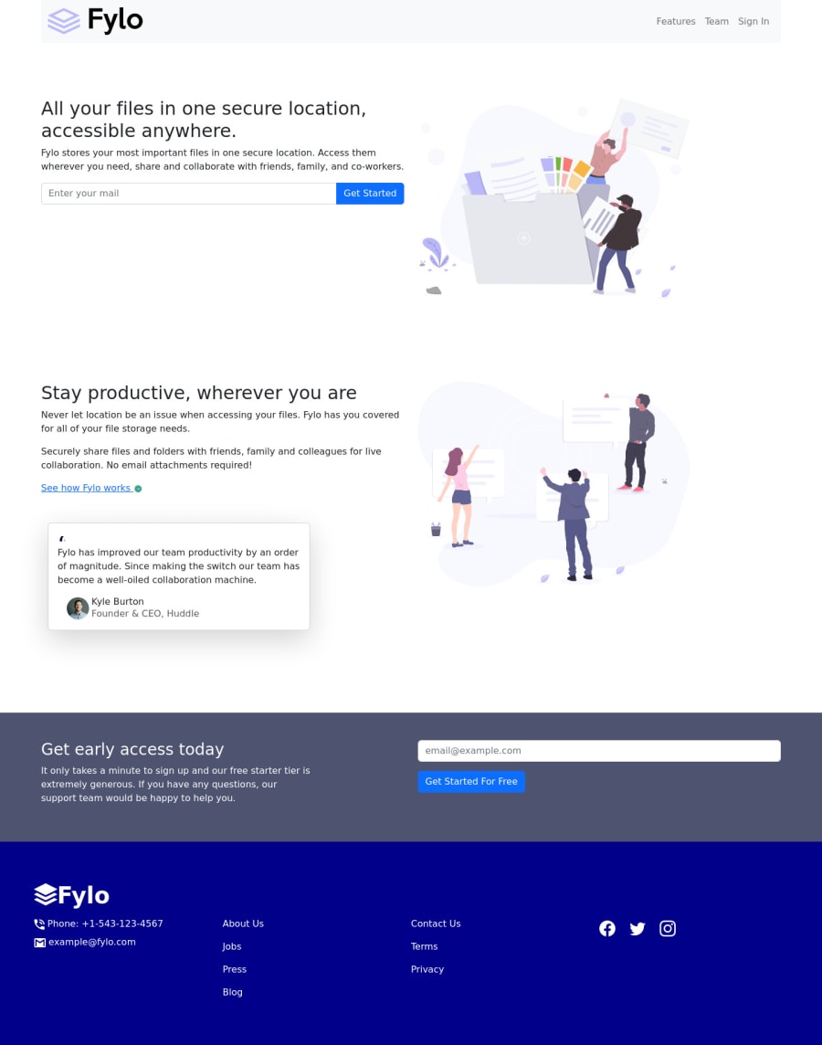 Frontend Mentor Html5 Css Bootstrap Coding Challenge Solution