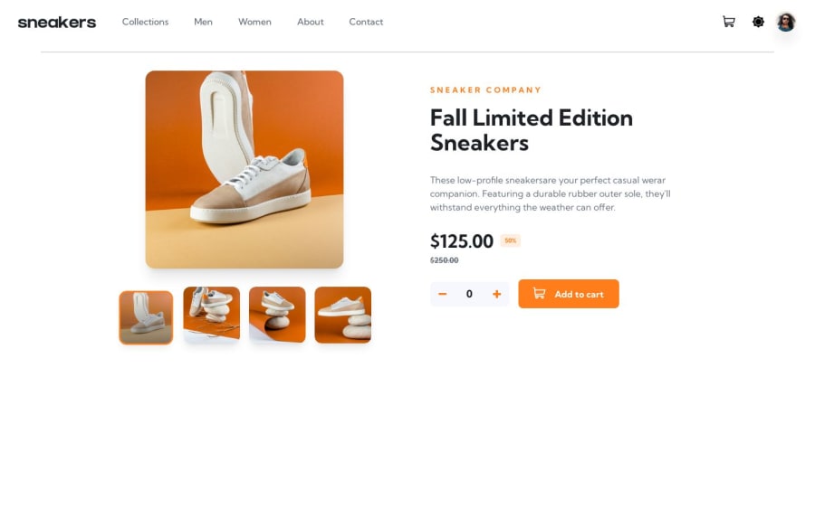 Frontend Mentor E Commerce Product Page React And Tailwind Css Coding