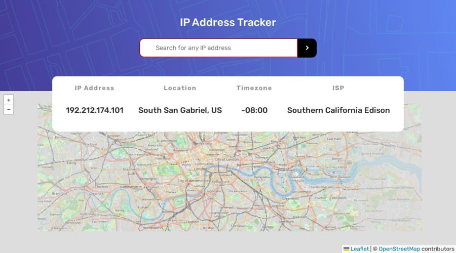 Frontend Mentor Ip Address Tracker Master Using React Vite Coding