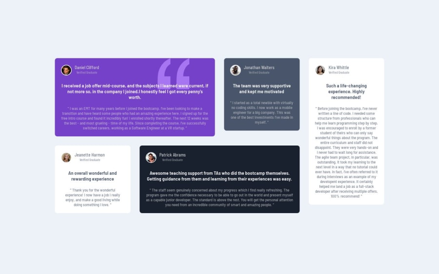 Frontend Mentor Css Grid Coding Challenge Solution