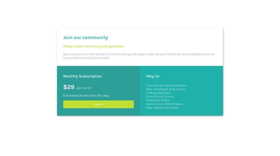 Frontend Mentor Responsive Layout Using Flexbox Coding Challenge Solution