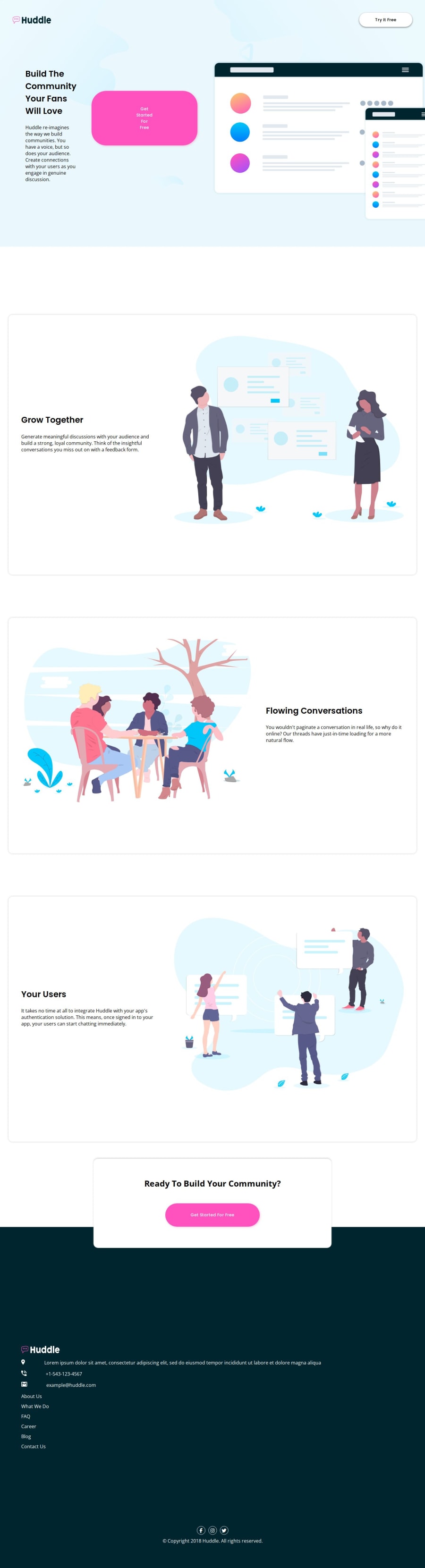 Frontend Mentor Built Landing Page Using Html And Css Coding Challenge Solution