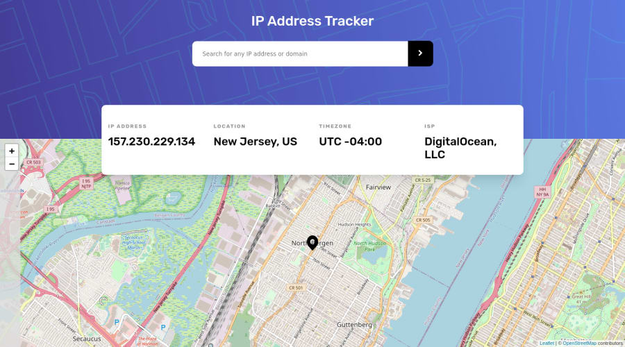 Frontend Mentor Ip Address Tracker Built With React Coding Challenge Solution