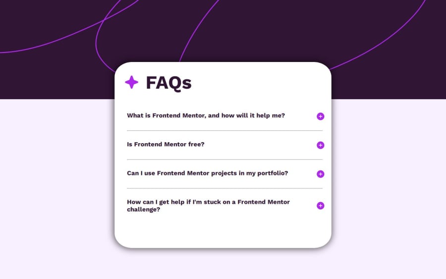 Frontend Mentor Responsive Faq Page Made Using Html Css Js Coding Challenge Solution