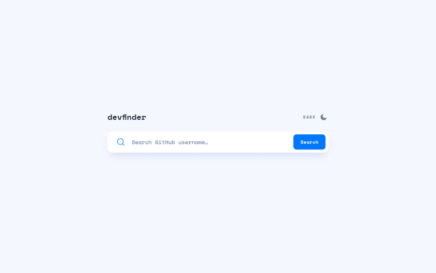 Frontend Mentor Github User Search App Coding Challenge Solution