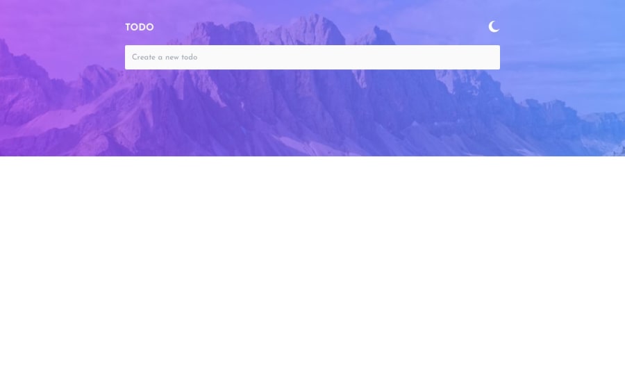 Frontend Mentor Todo App Build Using React Tailwind Css And React Context Coding Challenge