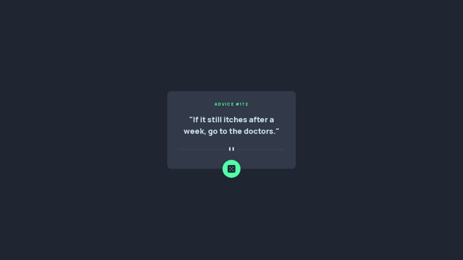 Frontend Mentor Advice Generator App Next13 Tailwindcss And Framer