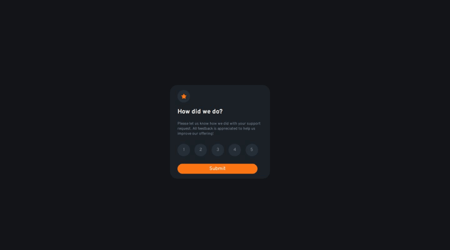 Frontend Mentor Interactive Rating Using Tailwind Css Coding