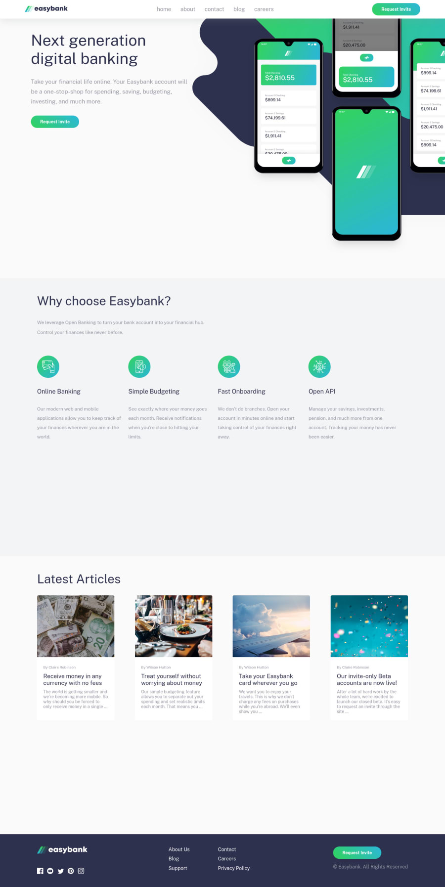 Frontend Mentor Responsive Layout Using Css Grid Coding Challenge
