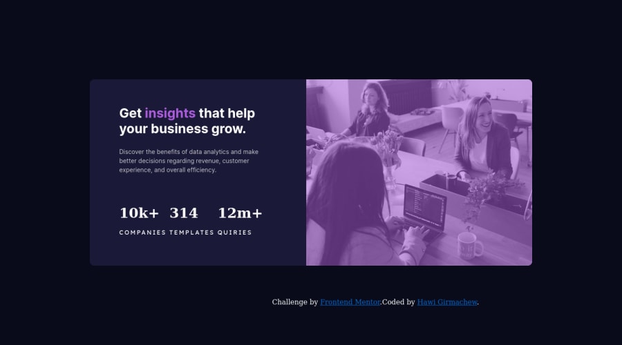 Frontend Mentor Responsive Page Using Css Flex Box Coding Challenge Solution