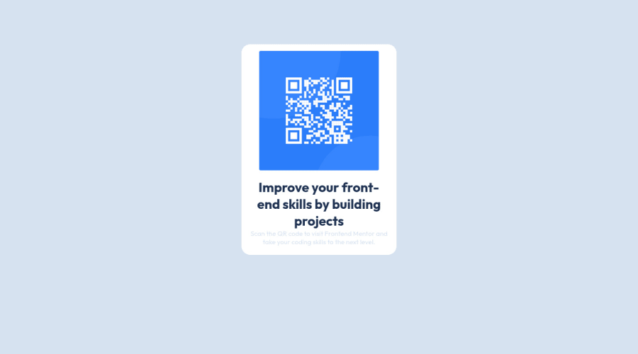 Frontend Mentor Qr Code Component Coding Challenge Solution