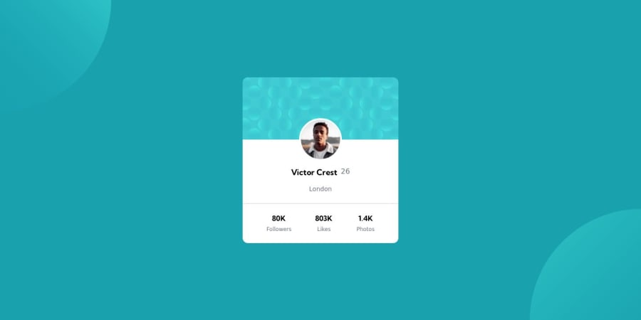 Frontend Mentor Profile Card Component Using Tailwindcss Flex Box And Custom Css Coding