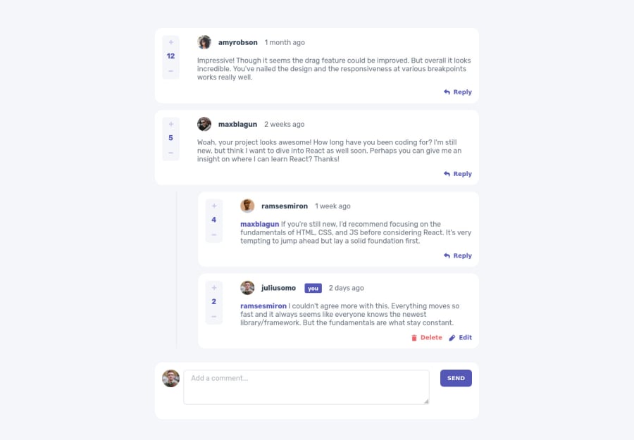 Frontend Mentor Interactive Page With React And Typescript Coding