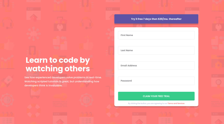 Frontend Mentor Html Css Positioning And Javascript Coding Challenge Solution