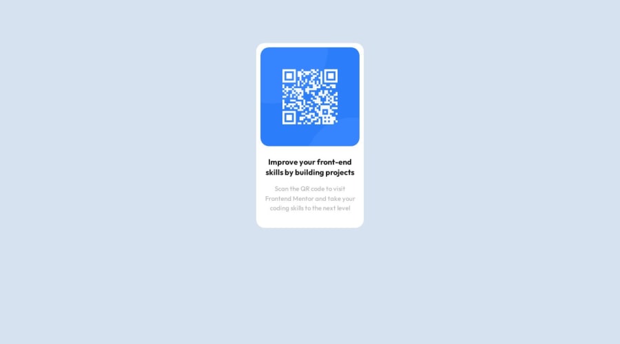 Frontend Mentor React Qr Code Challenge App Using Material Ui And