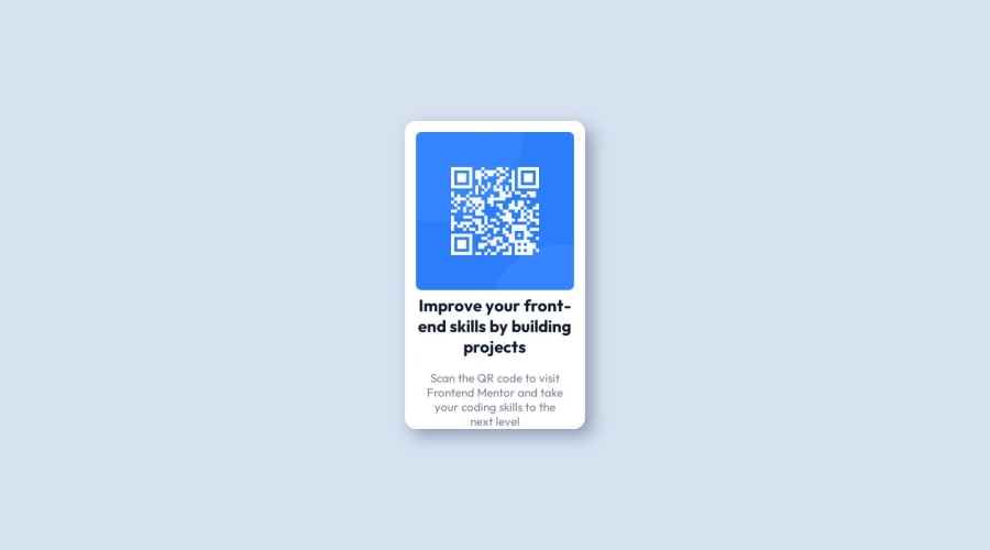 Frontend Mentor Qr Code Component Coding Challenge Solution