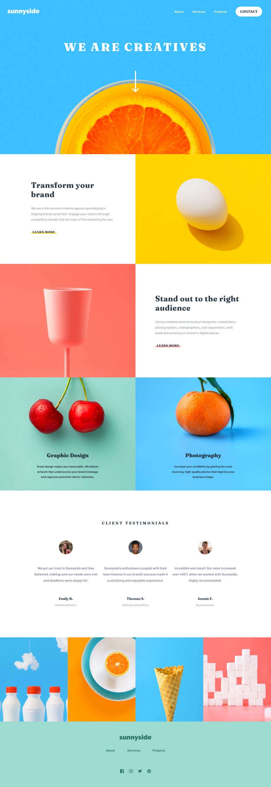Frontend Mentor First Landing Page Mobile First Workflow Css Grid