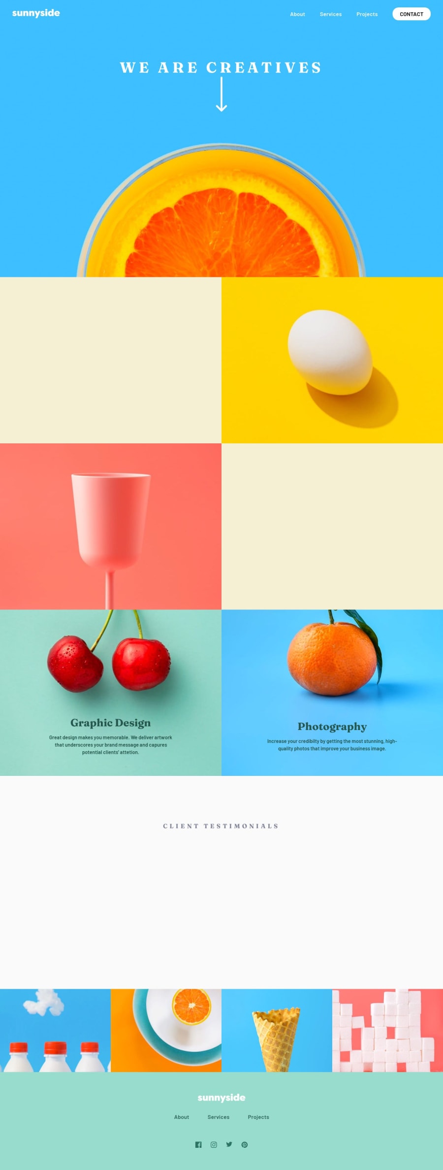 Frontend Mentor Sunnyside Landing Page Using Html Css Js Coding Challenge Solution