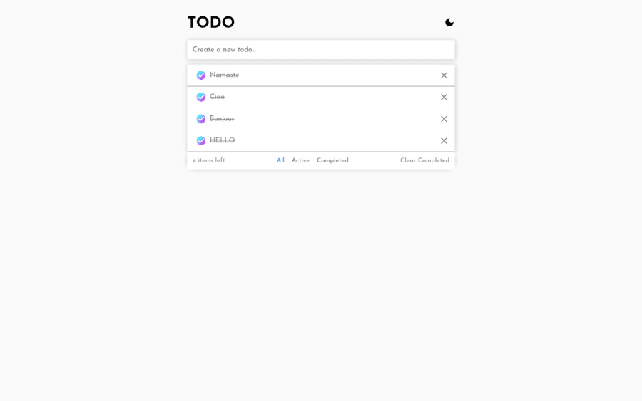 Frontend Mentor Todo App Using Mern Stack Coding Challenge Solution