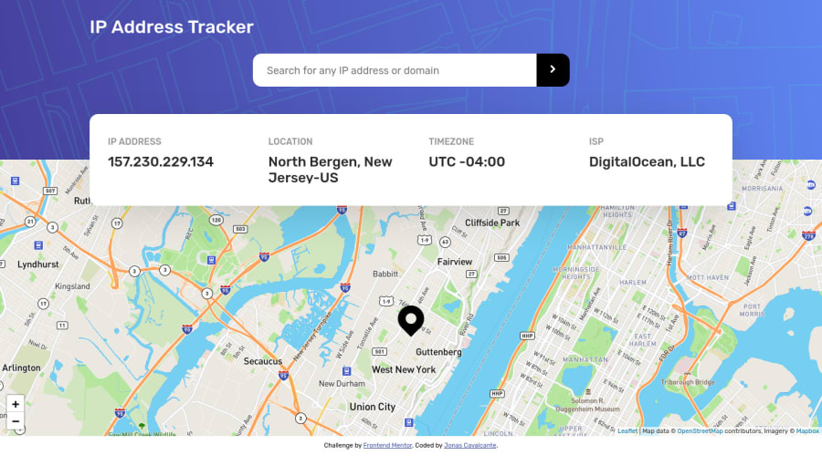 Frontend Mentor Ip Address Tracker Coding Challenge Solution 0611