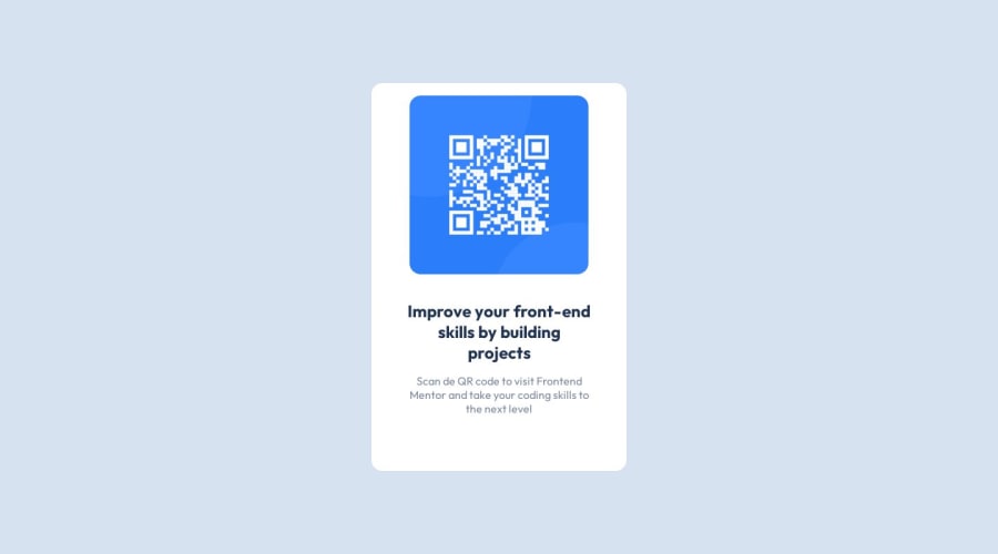 Frontend Mentor | Responsive Qr code layout coding challenge solution Frontend Mentor | Responsive Qr code layout coding challenge solution