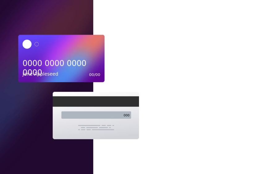 Frontend Mentor Interactive Card Details Form Coding Challenge Solution