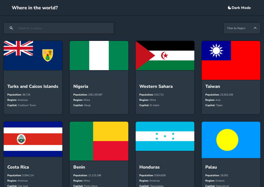 Frontend Mentor Rest Countries Api With React Coding Challenge Solution