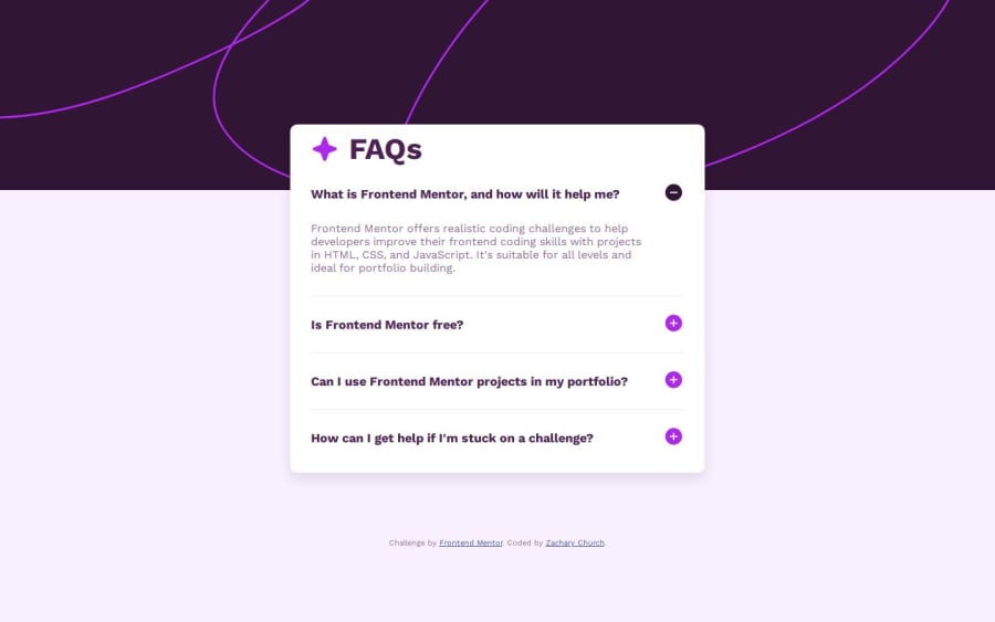 Frontend Mentor Mobile First Responsive Faq Accordion Coding