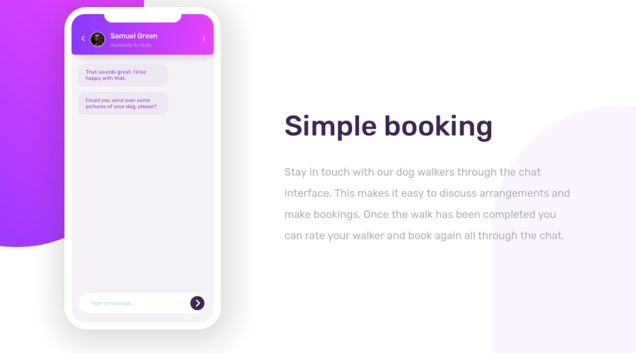 Frontend Mentor Chat App Illustration Using Flexbox And Css