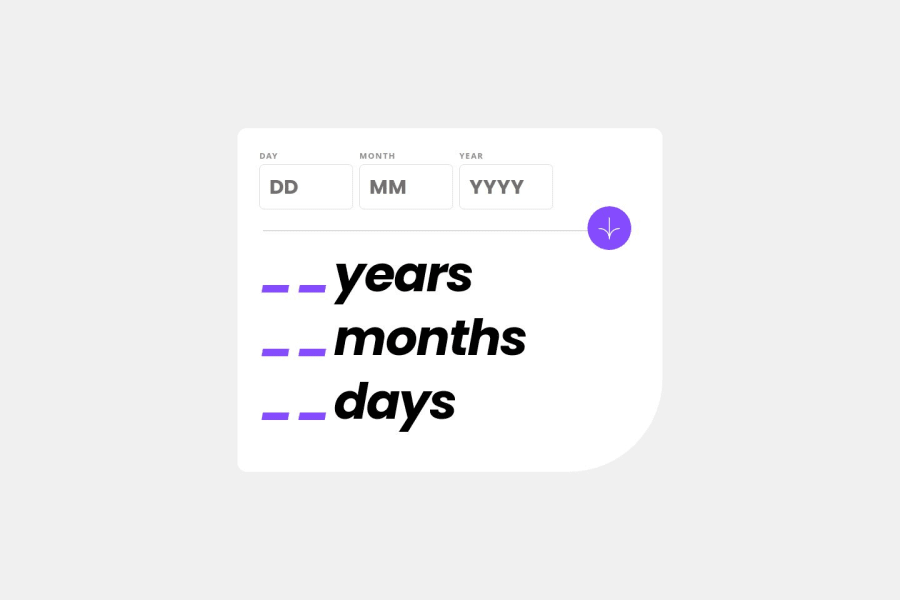 Frontend Mentor Age Calculator App Main Css Js Coding Challenge Solution