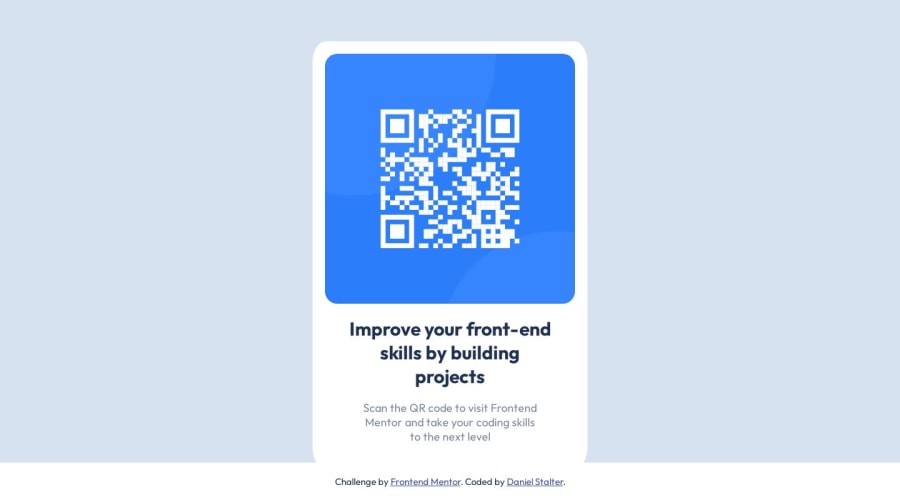 Frontend Mentor Created A Qr Codelanding Page With Html Css And Flexbox Coding Challenge
