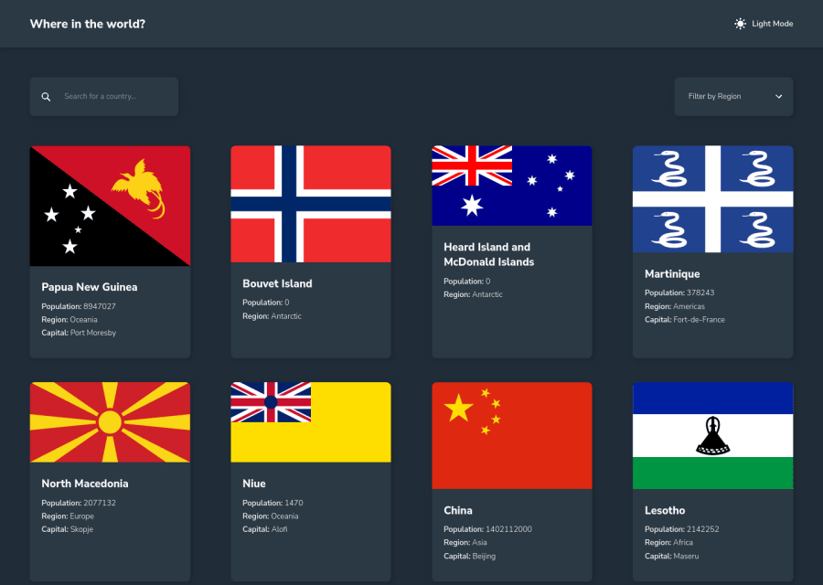 Frontend Mentor Rest Countries Api W React And Typescript Coding