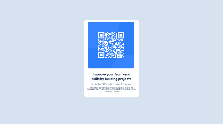 Frontend Mentor Qr Code Component Using Css Coding Challenge Solution