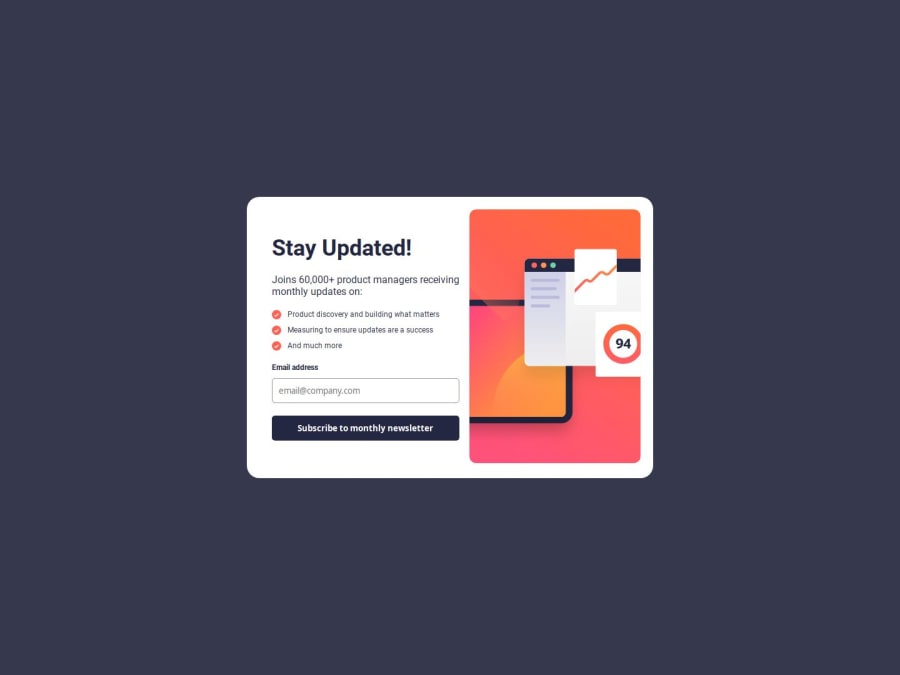 Frontend Mentor Sign Up Form Using Grid Flex And Javascript Coding Challenge Solution
