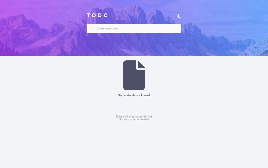 Frontend Mentor Todo App Html Css Js With Localstorage Coding