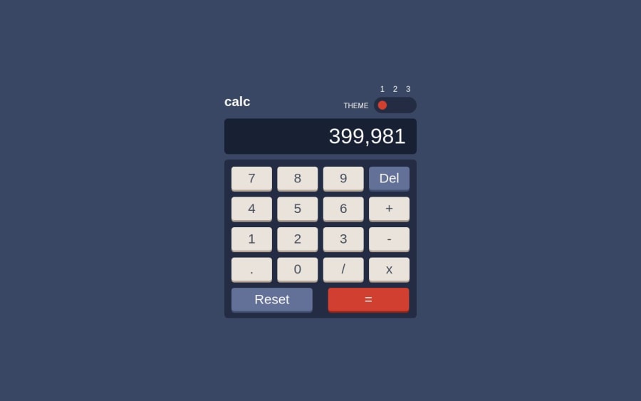 Frontend Mentor Responsive Calculator Html Tailwind And Js Using Local Storage Coding