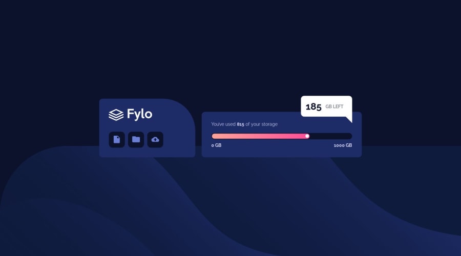 Frontend Mentor Responsive Fylo Data Storage Component Coding