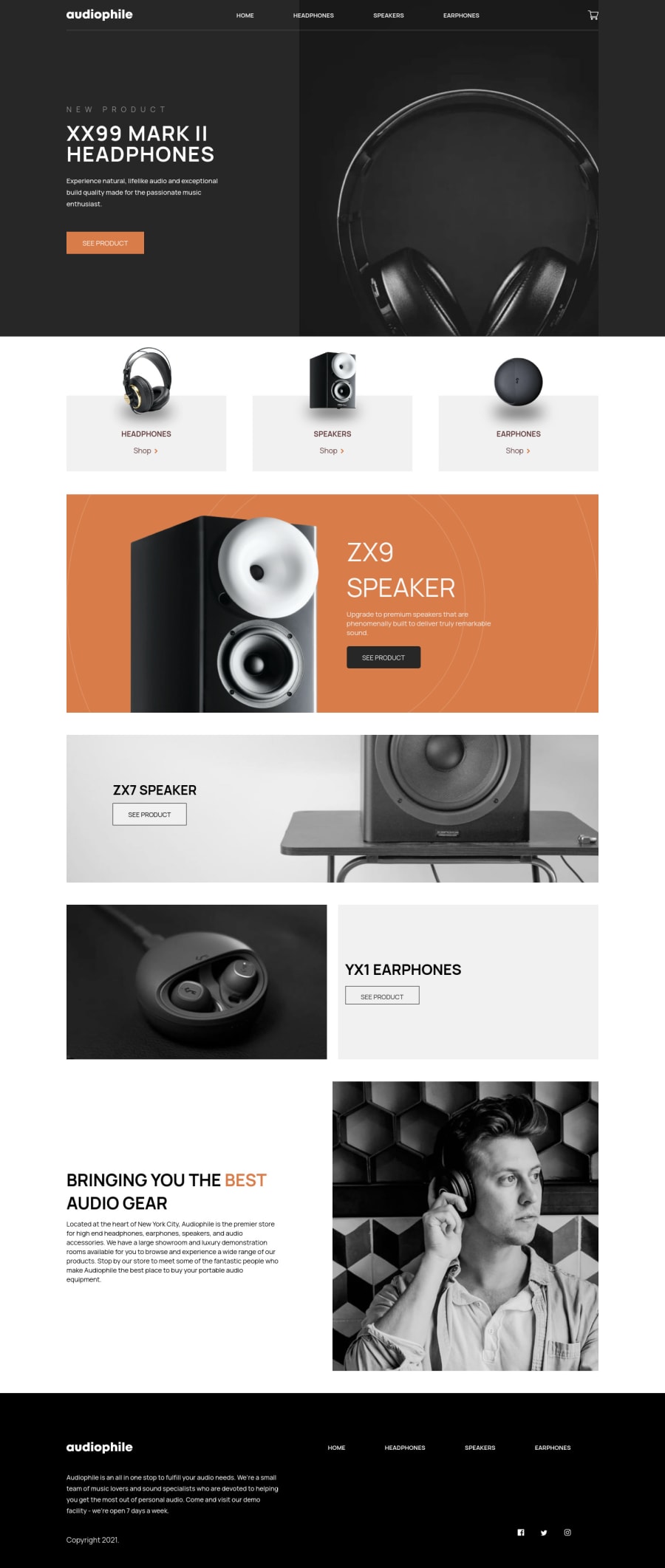Frontend Mentor Audiophile E Commerce Website Using React And Sass