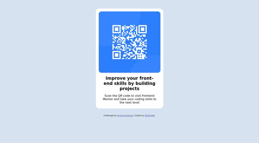 Frontend Mentor Qr Code Component Coding Challenge Solution