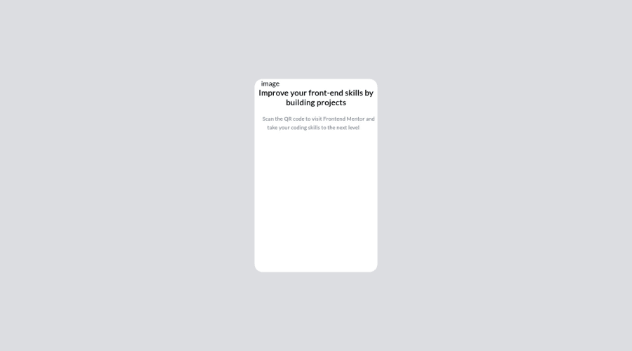 Frontend Mentor Qr Code Scanner Using Html Css Coding Challenge Solution