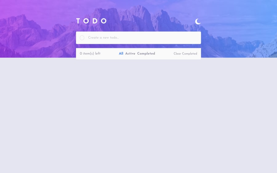 Frontend Mentor Todo App Built Wvanilla Javascript Coding Challenge Solution