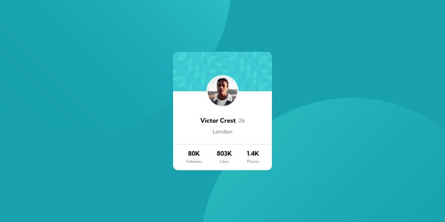 Frontend Mentor Profile Card Component Using Tailwindcss Coding Challenge Solution