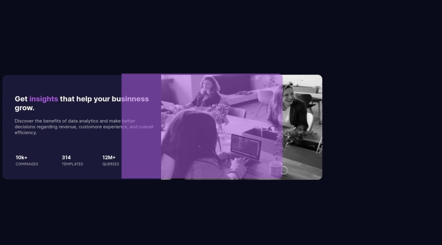 Frontend Mentor Stats Card Using Html And Css Coding Challenge Solution