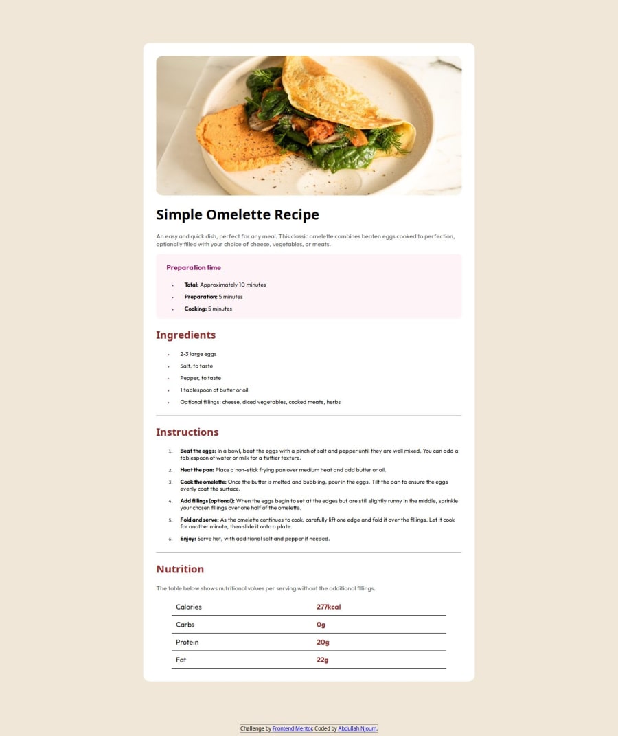 Frontend Mentor Flexbox And Scalable Css Units Coding Challenge Solution