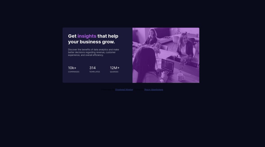 Frontend Mentor Stats Preview Card Component Html Css Coding