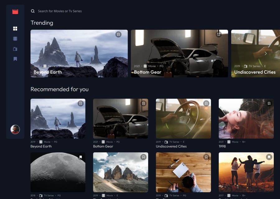 Frontend Mentor Responsive Entertainment Web App Using React Vite And Tailwind Css Coding
