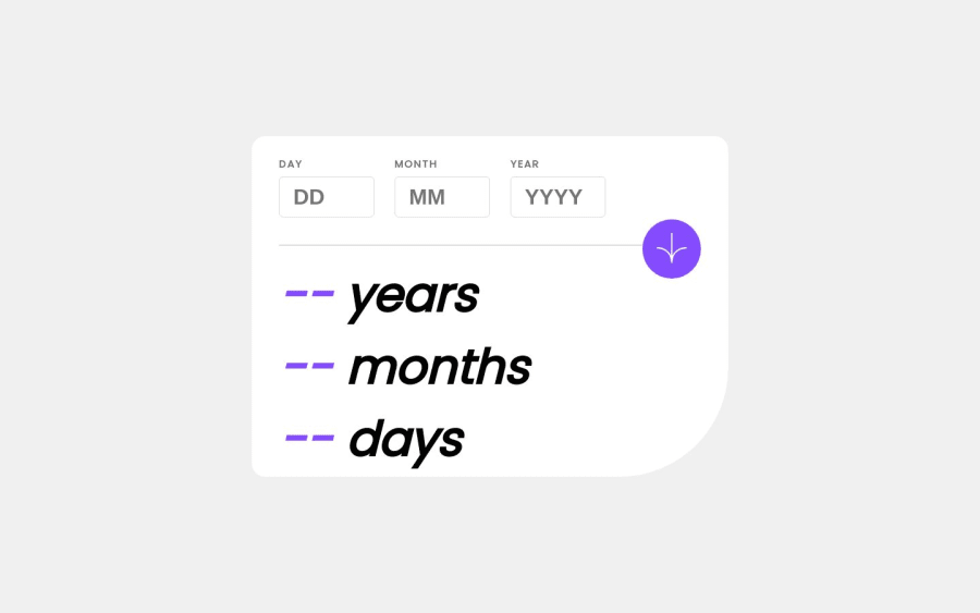 Frontend Mentor Age Calculator App Coding Challenge Solution